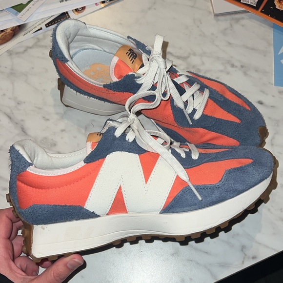 New Balance | Shoes | New Balance 327 Vintage Indigo Gulf Red | Poshmark